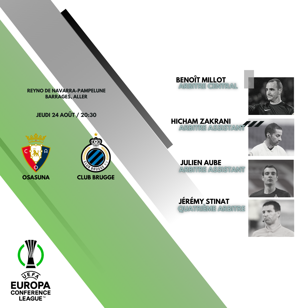 UEFA Europa Conference League - Syndicat des Arbitres du Football d'Élite
